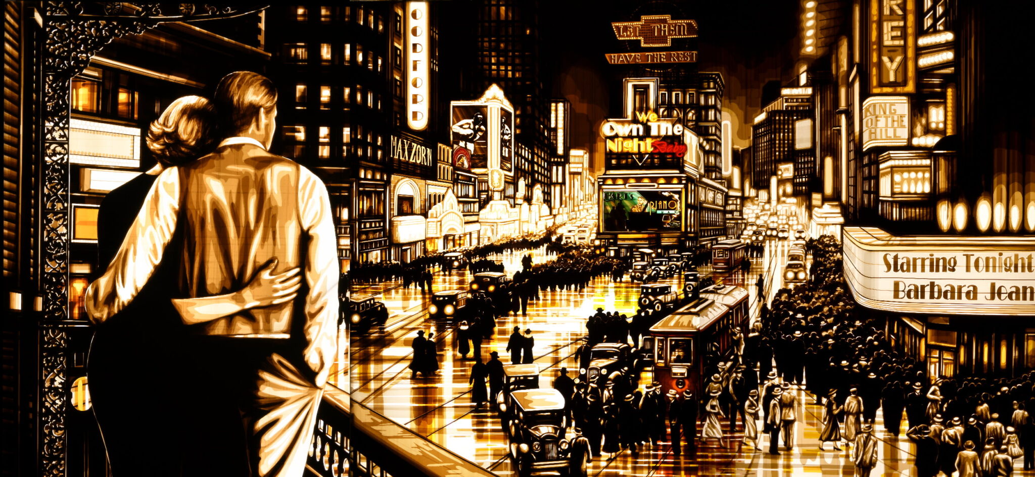 Max Zorn at Gallery at Bowie House Fort Worth / Texas - Tape Art by Max ...